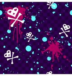 Emo pattern Royalty Free Vector Image - VectorStock