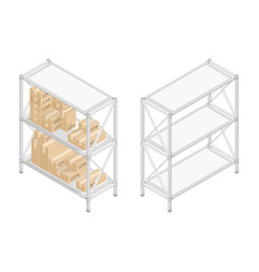 Storage racks Royalty Free Vector Image - VectorStock