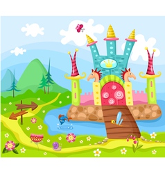 Zamok Royalty Free Vector Image - VectorStock