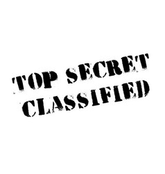 Top secret classified rubber stamp Royalty Free Vector Image
