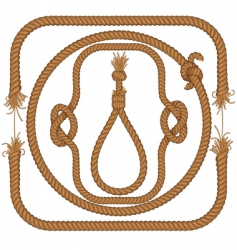 Seamless rope elements Royalty Free Vector Image