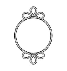 Rope round icon Royalty Free Vector Image - VectorStock