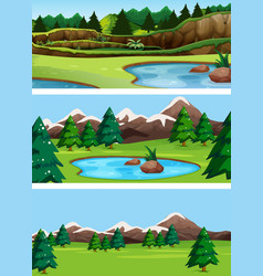 Set simple tree Royalty Free Vector Image - VectorStock