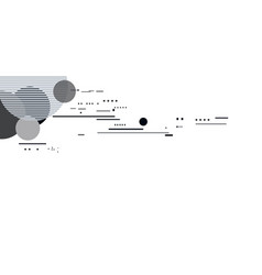 Abstract tech background with simple object Vector Image