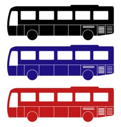 Pullman on white background Royalty Free Vector Image