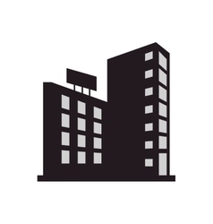 Single building icon Royalty Free Vector Image