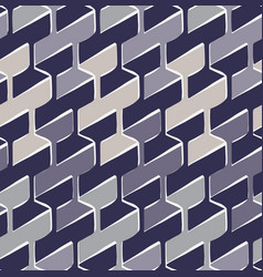 Neutral seamless background in dark gray Vector Image