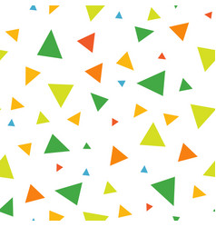 Cute triangles repeated background Royalty Free Vector Image