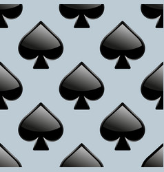 Simbols of playing card seamless pattern Vector Image