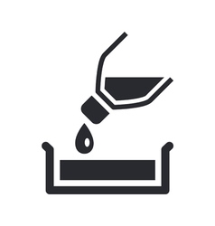 Mixing liquid icon Royalty Free Vector Image - VectorStock