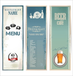 Red Restaurant Menu Royalty Free Vector Image - VectorStock