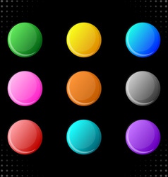 Round web buttons Royalty Free Vector Image - VectorStock