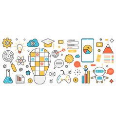 Abstract digital technology purple background Vector Image