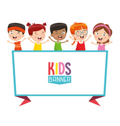 Kids banner Royalty Free Vector Image - VectorStock