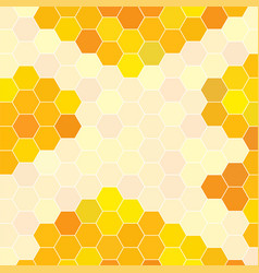 Abstract honeycomb pattern geometric background Vector Image
