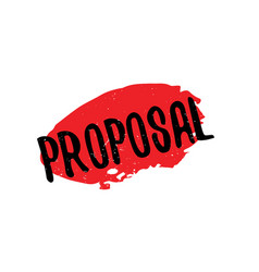 Proposal rubber stamp Royalty Free Vector Image
