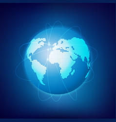 World map Royalty Free Vector Image - VectorStock