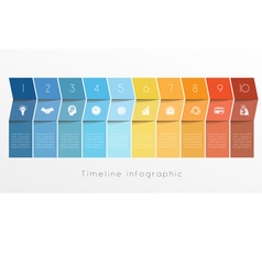 Geologic timeline scale Royalty Free Vector Image