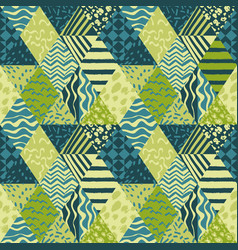 Green geometric pattern Royalty Free Vector Image