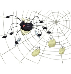 Food chain diagram concept on forest background Vector Image