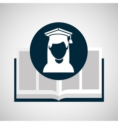Kids showing open book Royalty Free Vector Image