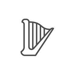 Harp Royalty Free Vector Image - VectorStock