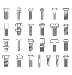 Bolt Nut Outline Vector Images (over 1,100)