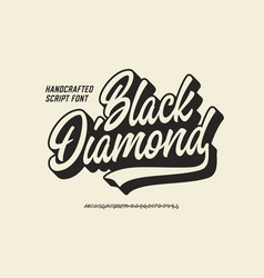 Biker theme original script and sans serif fonts Vector Image