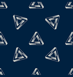 3d triangle seamless pattern Royalty Free Vector Image