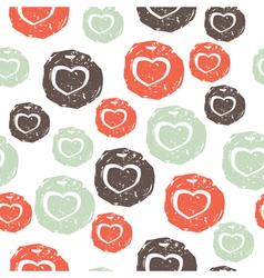 Heart on wooden texture card Royalty Free Vector Image