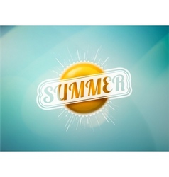 Hot summer sun Royalty Free Vector Image - VectorStock