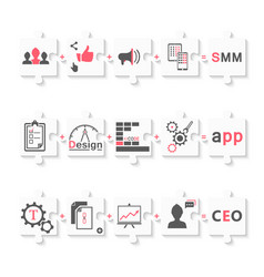 Mobile application development process modern Vector Image