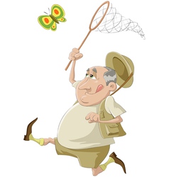 Catching net Royalty Free Vector Image - VectorStock