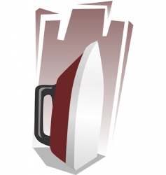 Iron box Royalty Free Vector Image - VectorStock