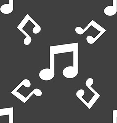 No Music note sign icon Musical symbol Royalty Free Vector