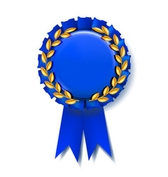 Award ribbon set certificate banner Royalty Free Vector