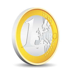 One euro Royalty Free Vector Image - VectorStock