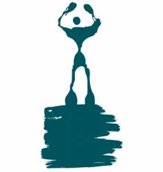 Ink person Royalty Free Vector Image - VectorStock