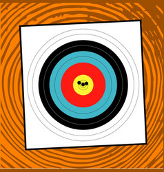 Marksman target grouping Royalty Free Vector Image