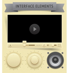 User interface elements Royalty Free Vector Image