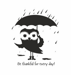 Cute cartoon owl boy Royalty Free Vector Image