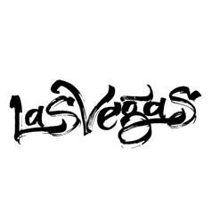 Nevada modern calligraphy hand lettering Vector Image