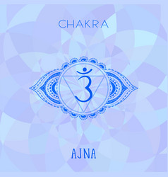 Chakra ajna Royalty Free Vector Image - VectorStock