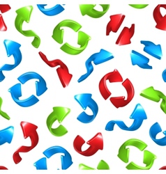 Road signs seamless pattern Royalty Free Vector Image