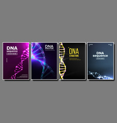 Dna structure evolution symbol chemistry Vector Image