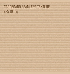Cardboard seamless texture Royalty Free Vector Image