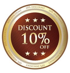 Ten days left icon 10 days to go Royalty Free Vector Image