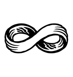 Infinity loop symbol Royalty Free Vector Image