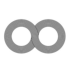 Infinity loop symbol Royalty Free Vector Image