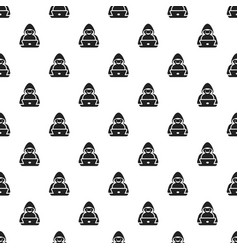 Hacker activity pattern seamless Royalty Free Vector Image